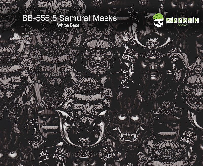 555-Samurai-Masks-Hydrographics-Film-Big-Brain-Graphics | Covering Infinity
