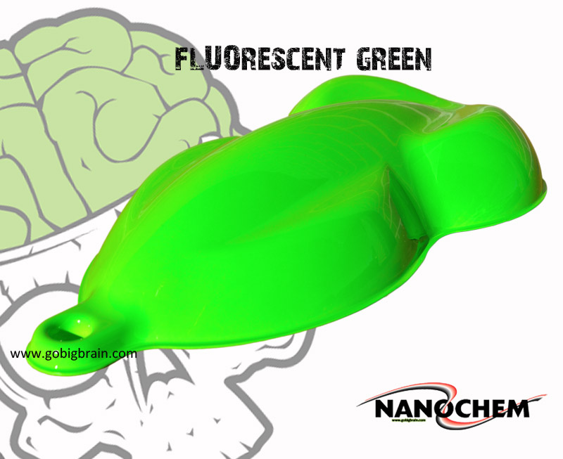 Fluorescent Green Big Brain Graphics NanoChem Paint1 | Covering Infinity