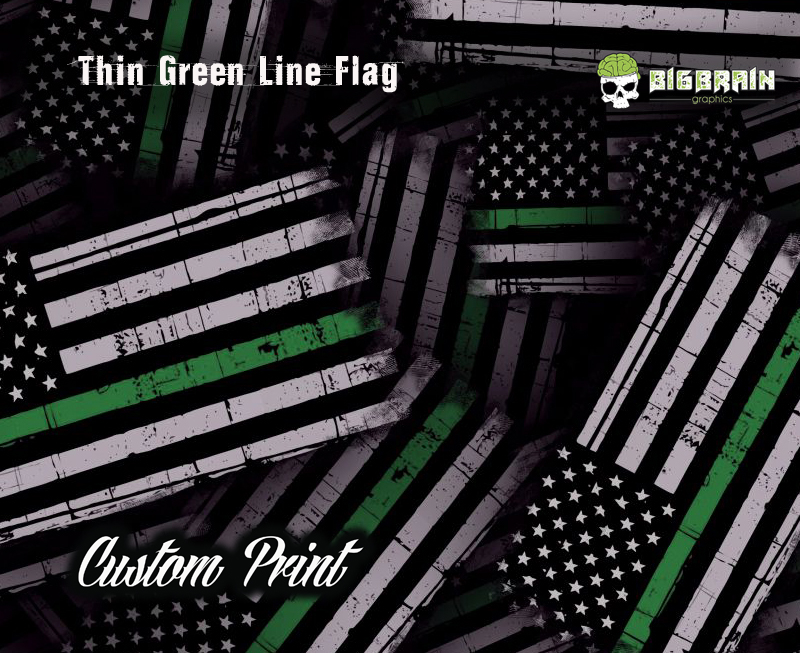 Thin Green Line US Flag | Covering Infinity